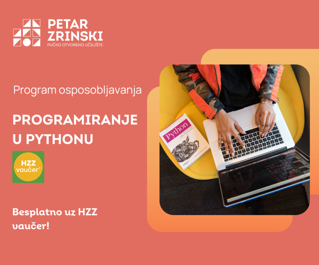 Programiranje u Pythonu | Besplatna edukacija uz HZZ vaučer
